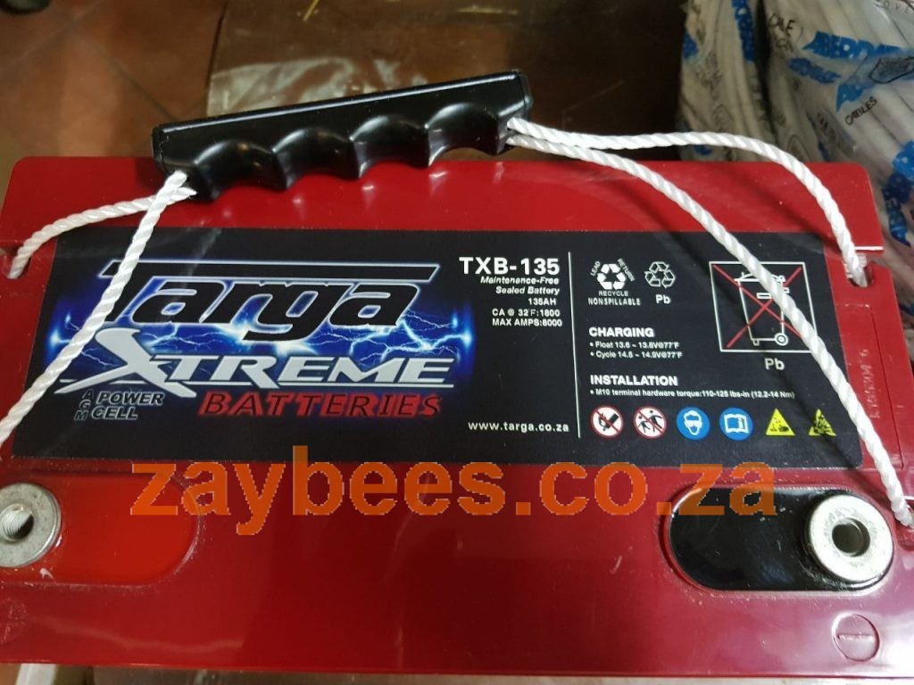 TARGA TXB135A XTREME AGM 12V DEEP CYCLE, 8000CCA