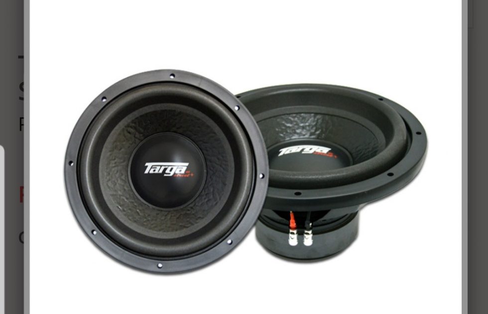 TARGA TG-1204DW 12″ STREET PLUS 14000W DUAL COIL SUBWOOFER