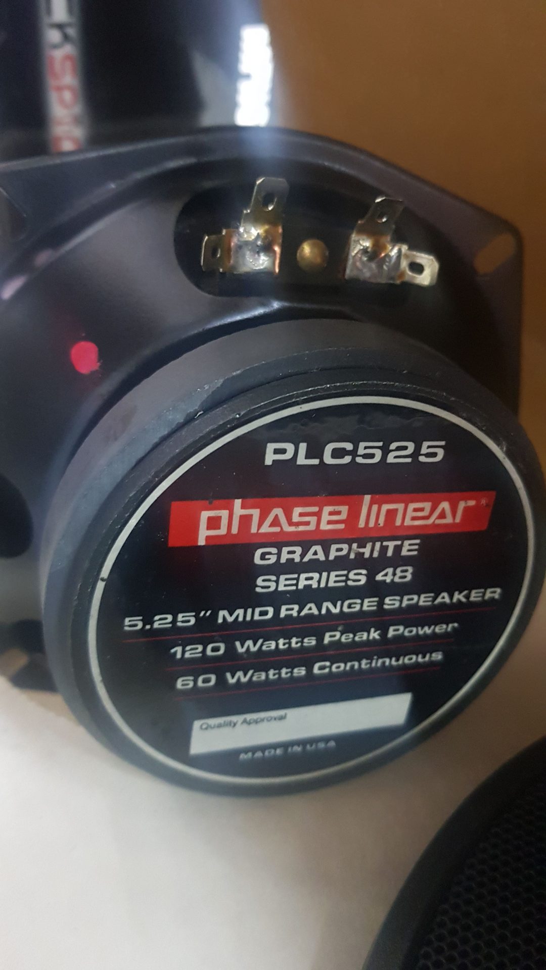 PHASE LINEAR SERIES 48, 5.25″ GRAPHITE MIDRANGE SPEAKERS