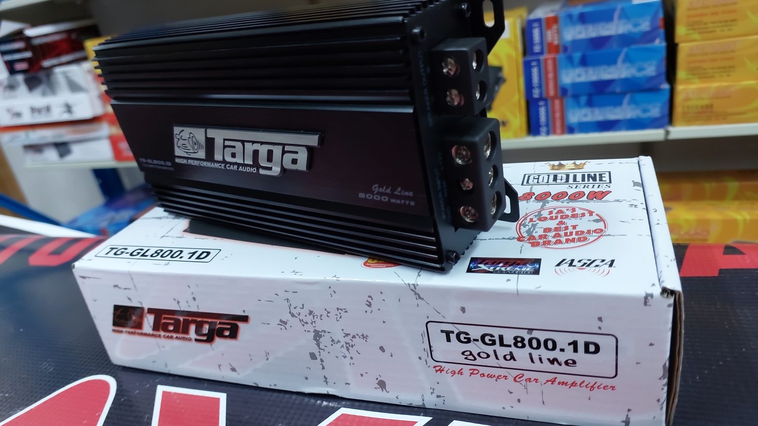 TARGA TG-GL800.1D GOLDLINE SERIES 8000W DIGITAL MONOBLOCK AMPLIFIER