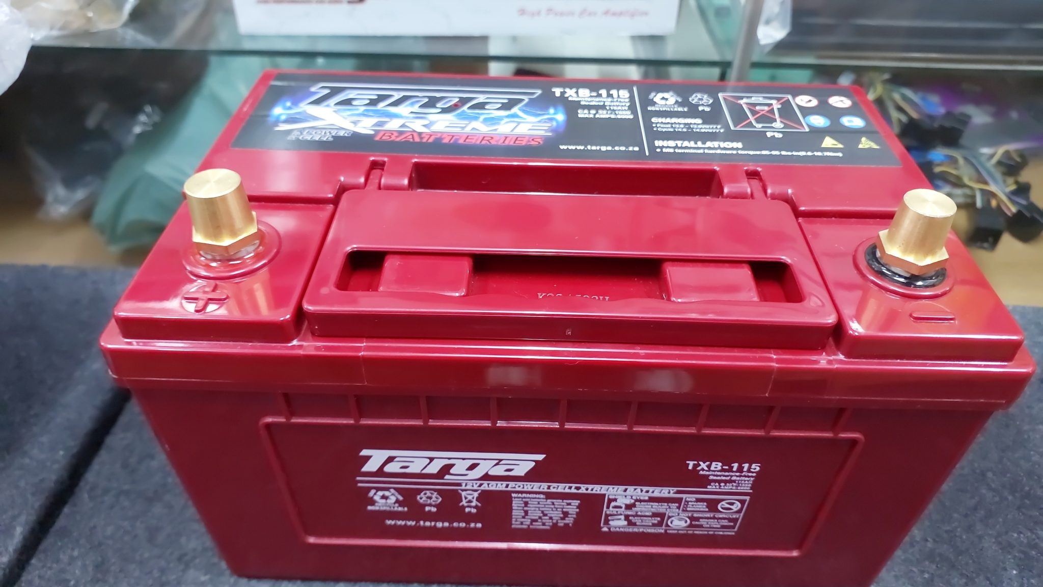 TARGA TXB115A 12V 6000CCA AGM DEEP CYCLE BATTERY